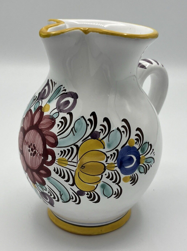 Modra Slov Keramika Pottery Wine Jug Pitcher 6" Tall Made in ...