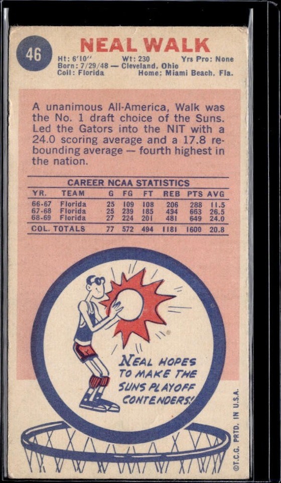 1969-70 Topps Neal Walk #46 | eBay