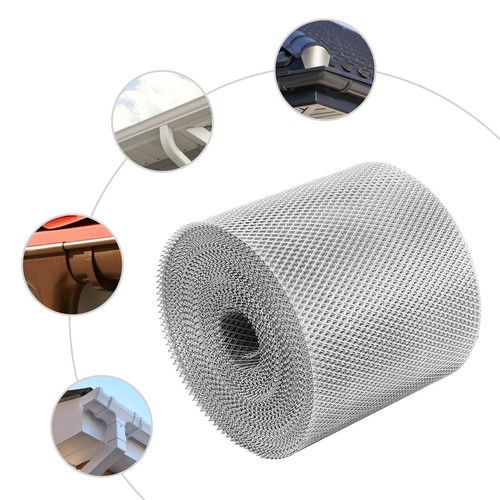 Outdoor Gutter Guard Mesh Cover Mesh Leaf Debris Protection 6 Inch*100 ...