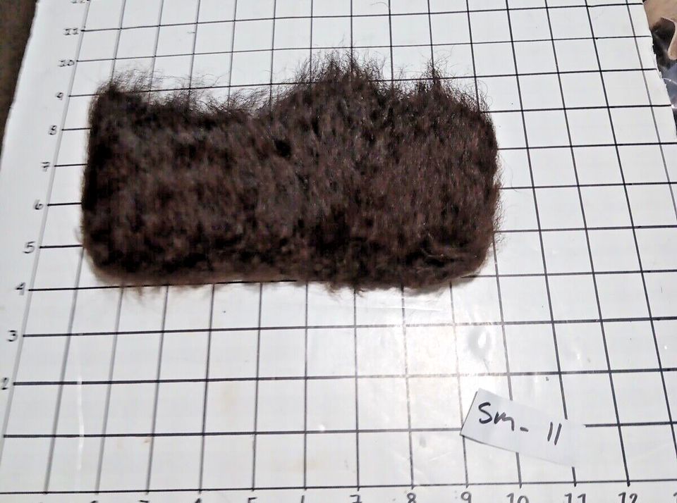 (Small Sizes) Premium Bison Buffalo Scrap Fur Hide Leather New Tanned ...