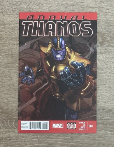 Marvel Thanos Annual #1 Starlin Lim Smith Staples 2014 | eBay