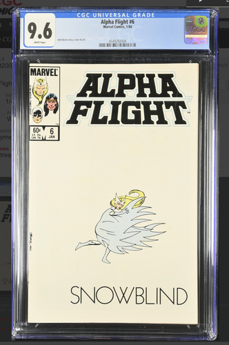 💎🔥 🔑ALPHA FLIGHT 6 CGC 9.6 WP X-MEN Marvel MCU 1984 Snowblind🔑💎🔥 | eBay