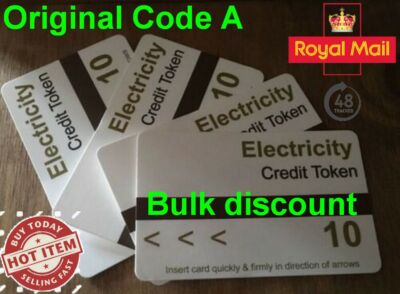 BULK DISCOUNT AM.PY CODE A Electric Meter Cards | eBay UK