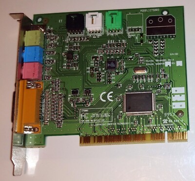 Creative Technology Sound Blaster AudioPCI 0003 Sound Card CT5803 | eBay