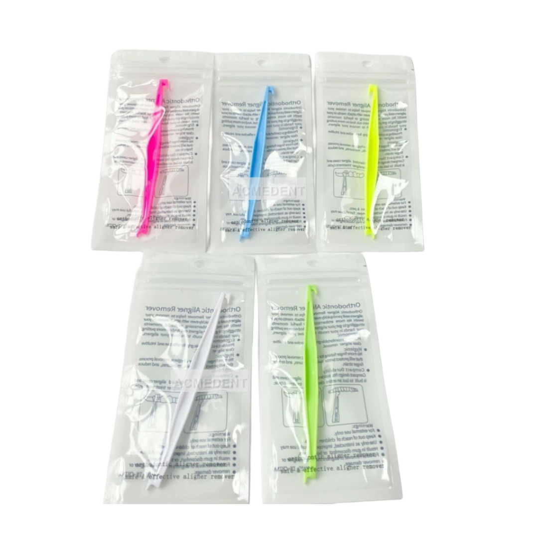 100Pcs Dental Orthodontic Clear Aligner Take Off Retainer Brace Remover ...