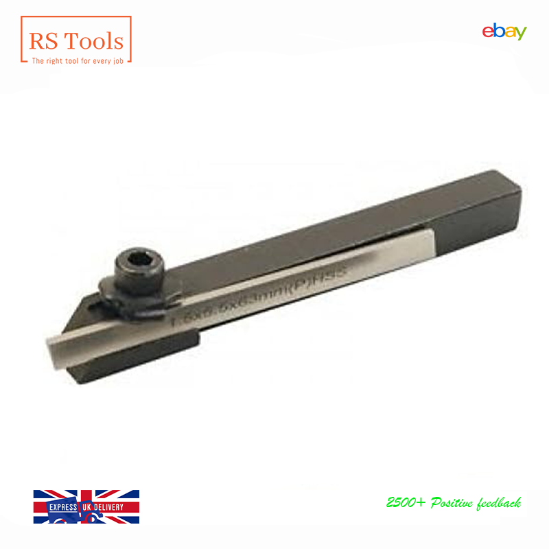 Mini Parting Tool Cut Off Holder 8mm With 6 Pcs HSS Blades For Mini ...