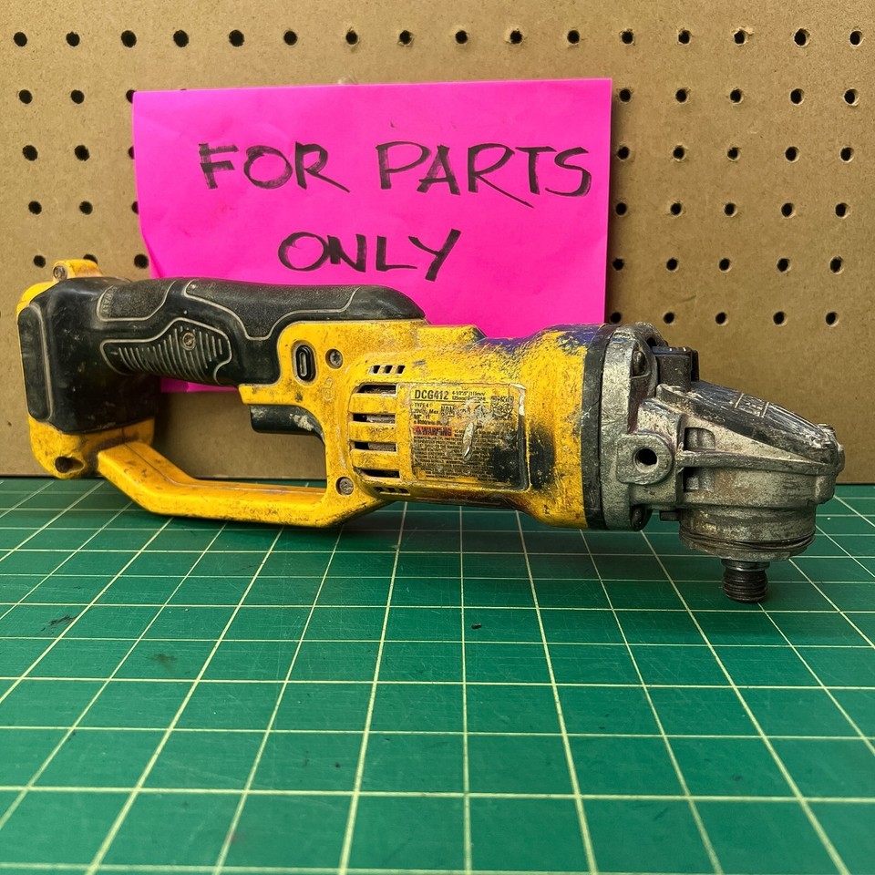 Dewalt Grinder DCG412 Heavy Duty Cordless 20V MAX 4-1/2" **FOR PARTS ...