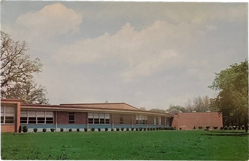 Rushville, Indiana, Senior High School, vintage post card | eBay