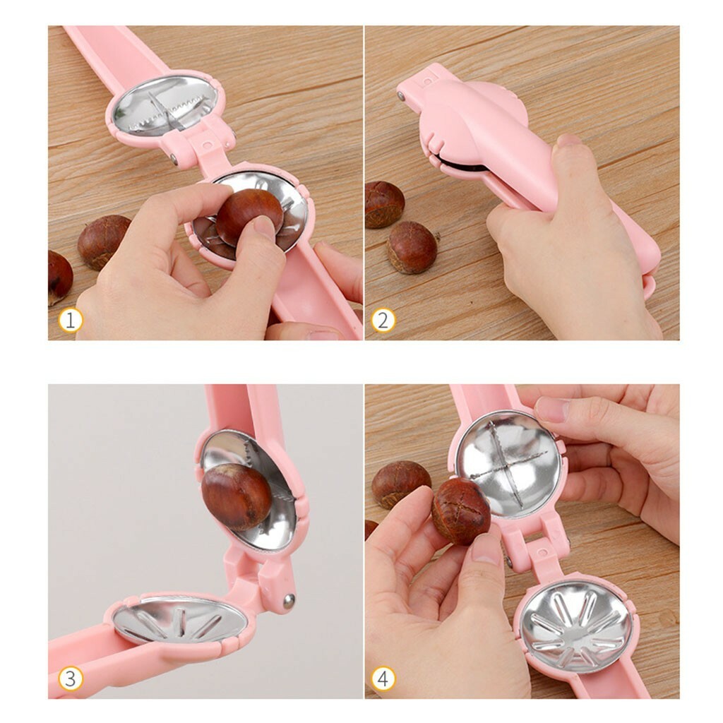 Stainless Steel Chestnut Clip Nut Cracker Hard Sheller Walnut Plier ...