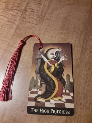High Priestess-Deviant Tarot Bookmark Oracle Card Art Deck Gift ...