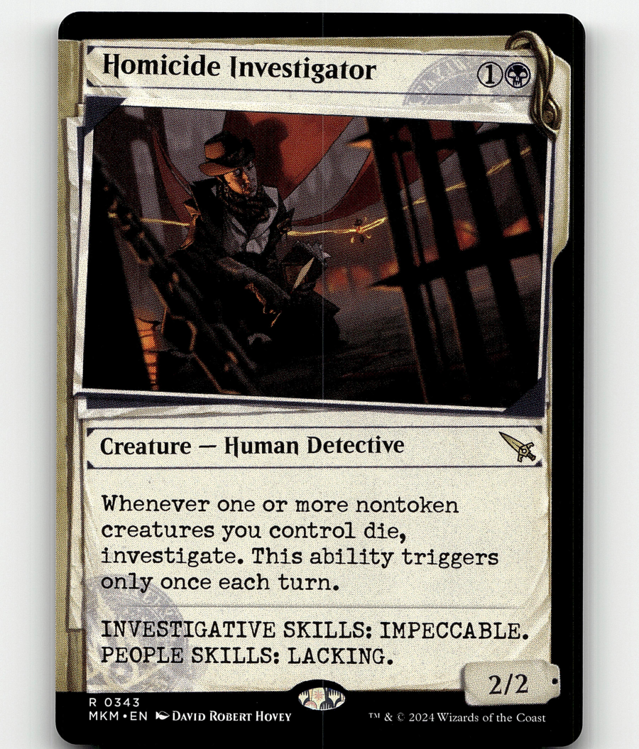 MTG Homicide Investigator (Showcase) 343 - Murders at Karlov Manor | eBay