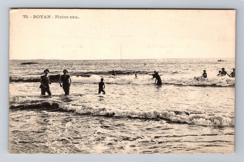 Royan-France, Full Water Beach Area, Antique, Vintagecard | eBay