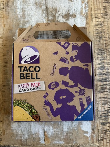 Taco Bell Party Pack Card Game Brand Ravensburger Ages 8+- 810558019269 ...