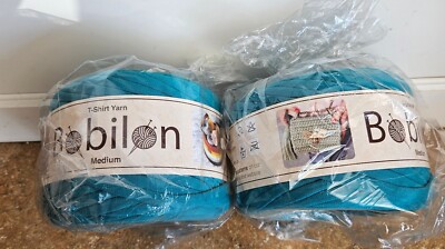 BOBILON T-SHIRT YARN MEDIUM DEEP OCEAN COLOR 2 PACK NEW | eBay