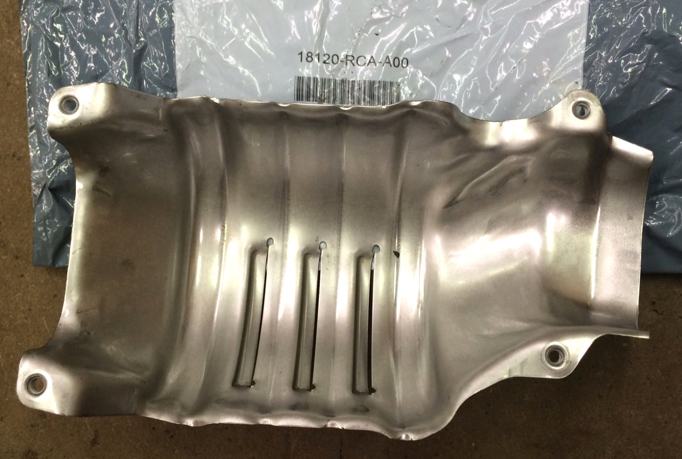 Genuine OEM Honda Front V6 Engine Compartment Catalytic Converter Heat ...