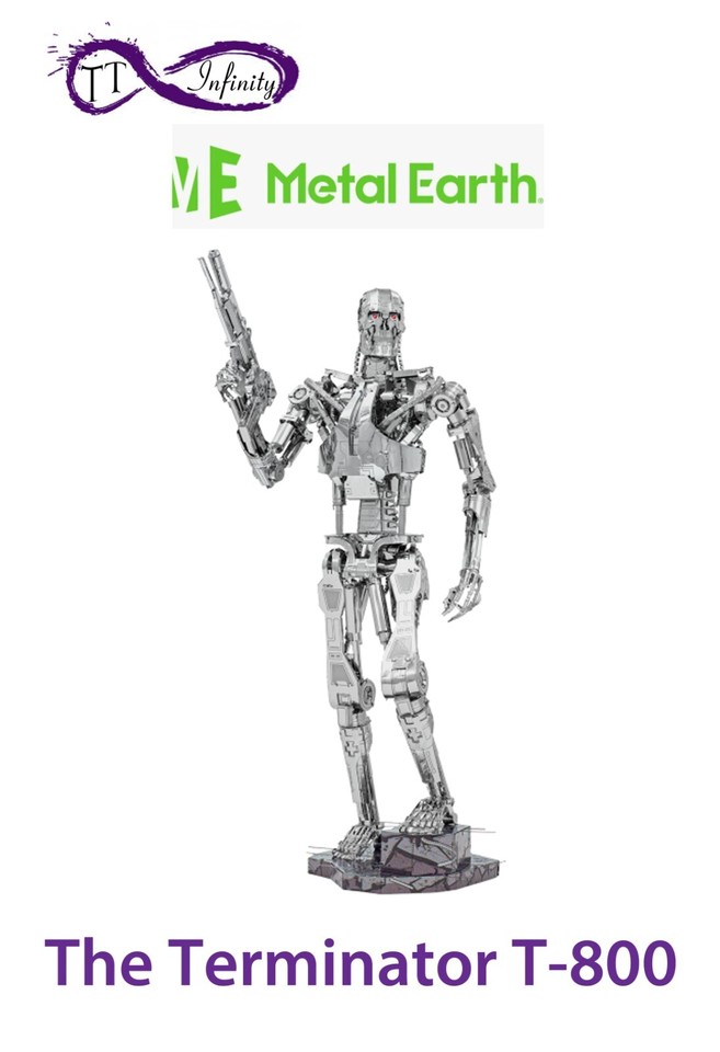 Metal Earth Terminator T-800 Endoskeleton Premium 3D Model DIY Kit ...