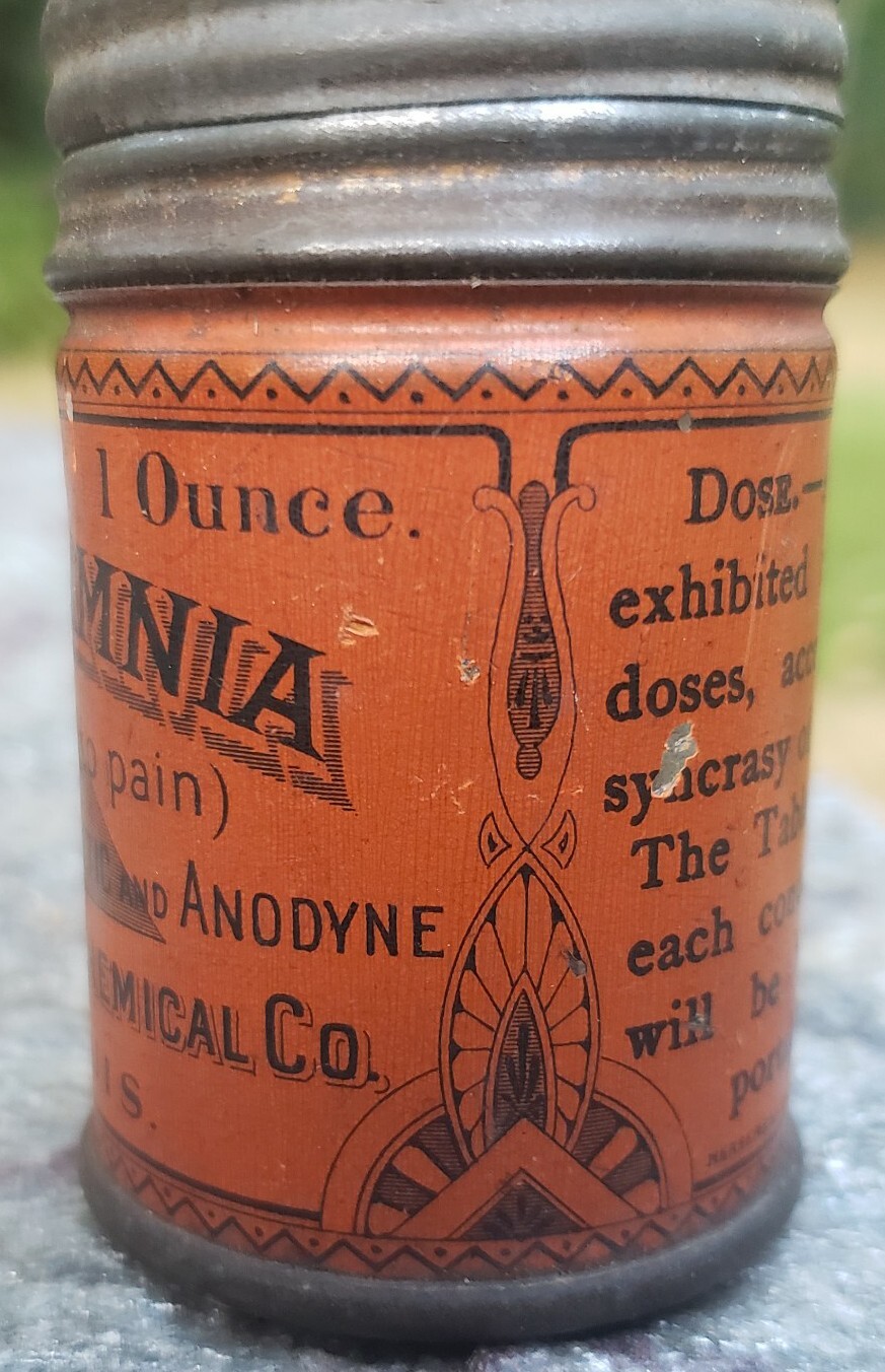 RARE Antique ANTIKAMNIA Tablets Tin Victorian QUACK MEDICINE Empty ...