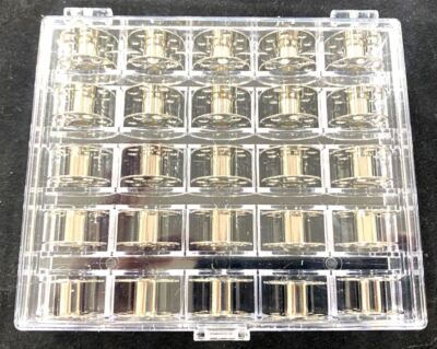 1X Plastic Sewing Machine Bobbin Storage Box with 0115367000 - 25pcs ...