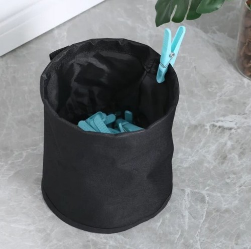 Premium Clothes Peg Bag Storage with Carabineer Drawstring Hang - Free ...