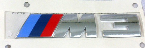 BMW OEM Genuine F80 M3 Rear Trunk Emblem Badge Factory Sealed Brand New ...