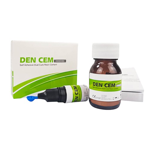 Dental cement self adhesive dual cure resin cement HANDMIX liquid+powder | eBay