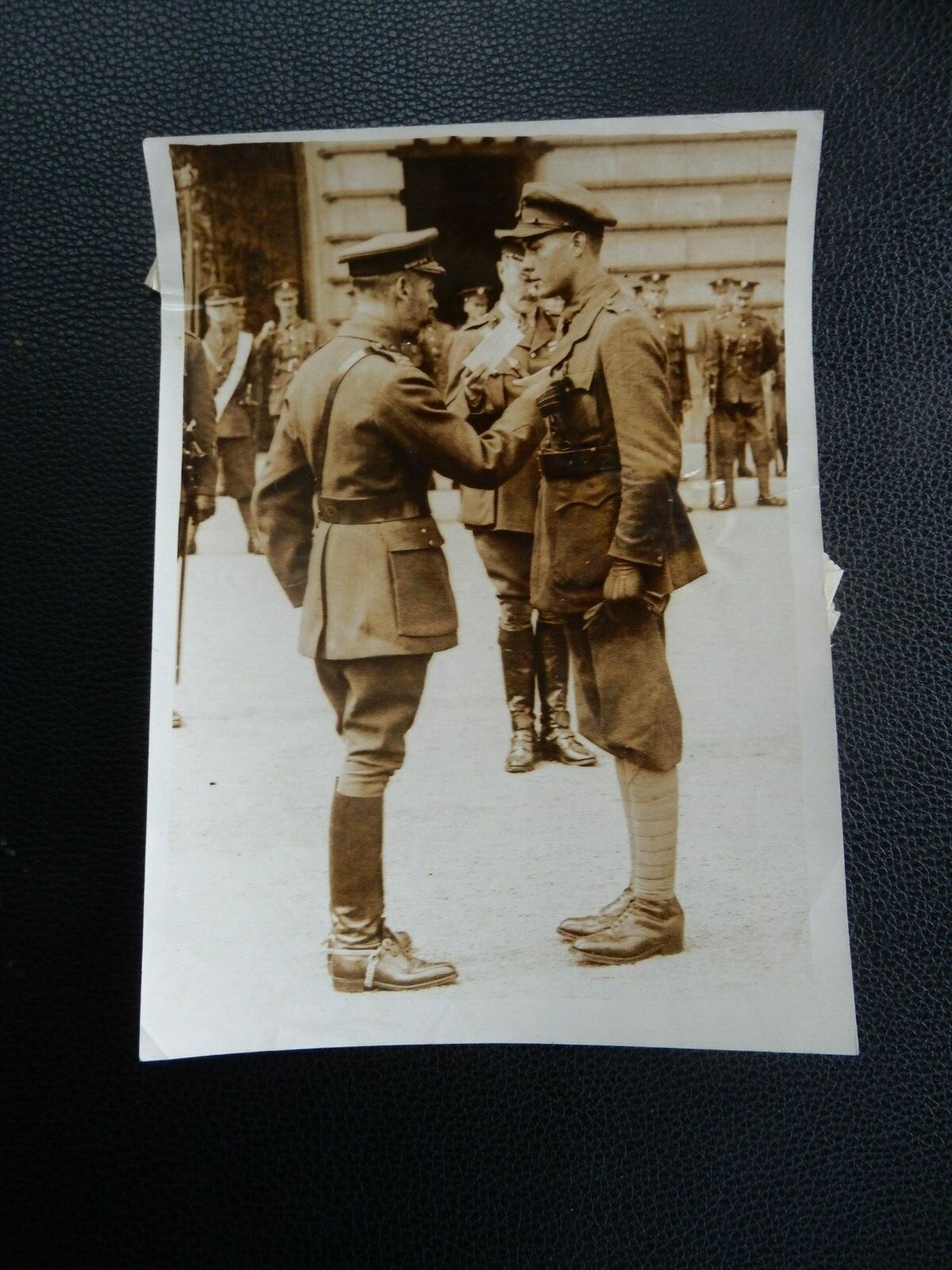 VC WINNER WW1 PRESS PORTRAIT EASTBOURNE RICHMOND Reginald Leonard Haine ...