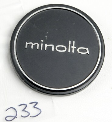 Genuine Minolta Metal 57mm Push On Front Lens Cap for 55mm Front | eBay
