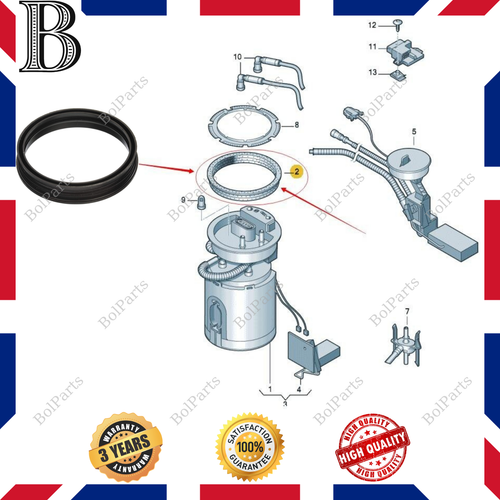 Fuel Pump/Sender Flange Gasket Seal for AUDI VW SEAT SKODA VAG ...