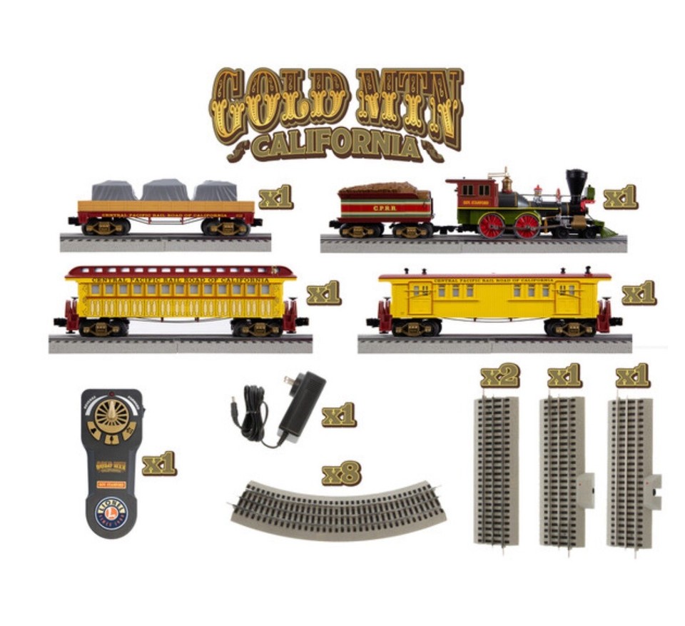 LIONEL CALIFORNIA GOLD MOUNTAIN GENERAL TRAIN SET 2323130! O GAUGE ...