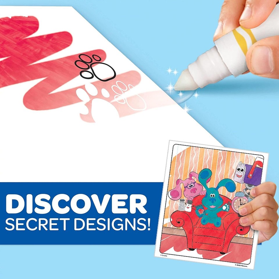 Crayola Blues Clues Color Wonder, 18 Mess Free Coloring Pages & 5 No ...