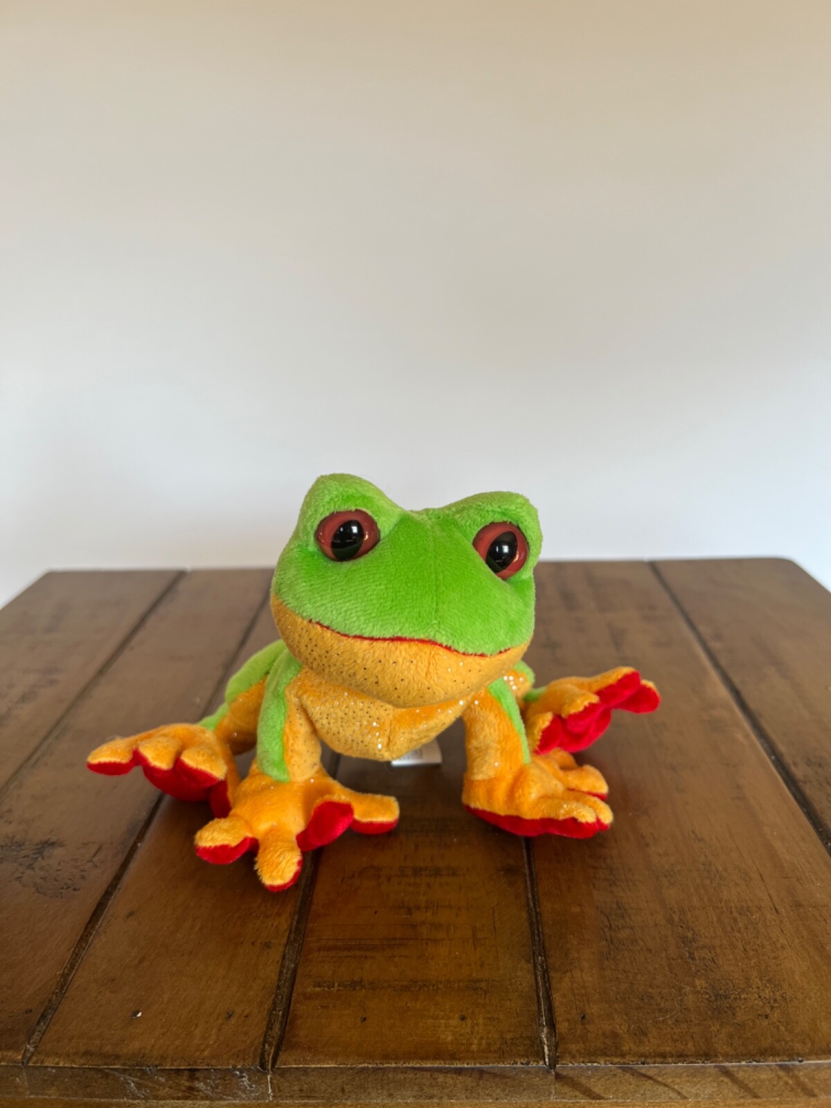 GANZ Webkinz Tree Frog Bean Bag Plush Stuffed Animal Soft Toy No Code 6 ...