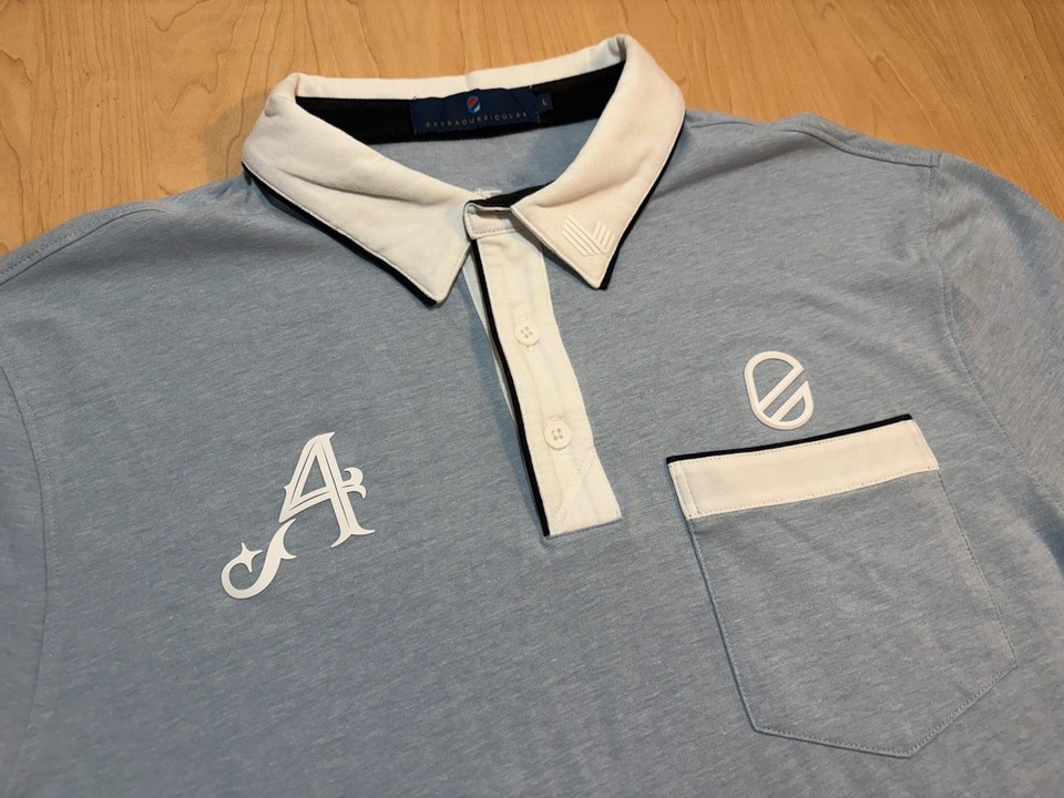 4 Aces EXTRACURRICULAR Golf Polo Shirt NEW Logo NWT LIV Large Course ...