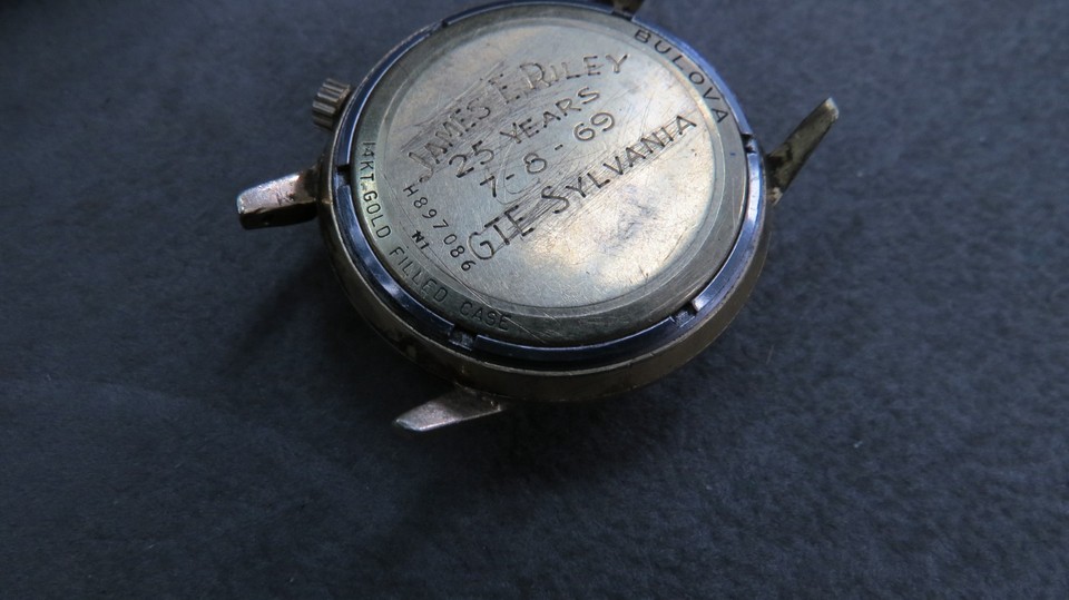 1960'S Bulova Accutron 14k Gold Filled Head Only Watch Not working | eBay