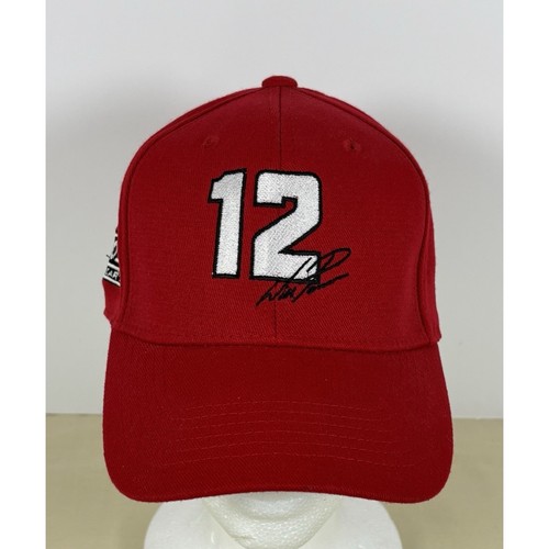 Team Penske IZOD IndyCar Series Number 12 Red Baseball Cap Hat | eBay