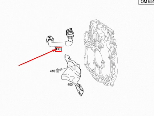 MERCEDES-BENZ SPRINTER 906 CYLINDER HEAD OIL FILLER NECK A6510100169 NO ...