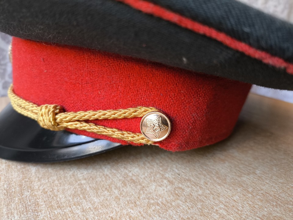 RARE OLD Soviet Military Officer Visor Police MVD Cap Hat size 54 USSR ...