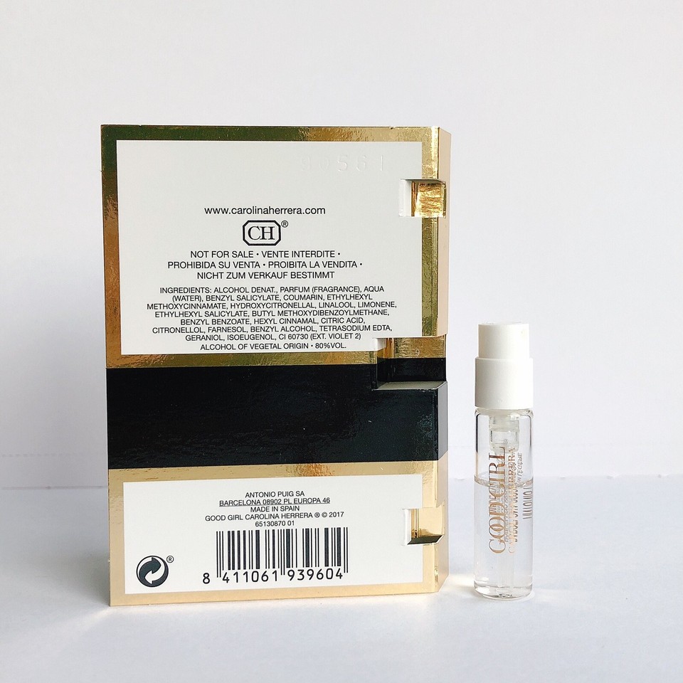 3pc CAROLINA HERRERA Good Girl Eau de Parfum Légère Spray Sample 1.5ml ...