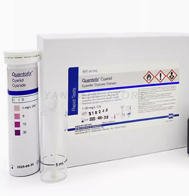 100 times/box 91318 (0-30mg/l) Cyanide test kit test paper | eBay