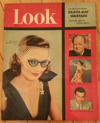 LOOK MAGAZINE JULY 3 1951 GENE TIERNEY CHURCHILL MARIO LANZA JOSEPHINE ...