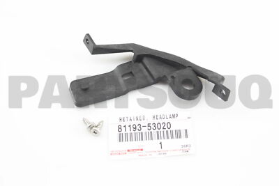 8119353020 Genuine Toyota RETAINER, RH HEADLAMP PROTECTOR, UPR LH 81193 ...