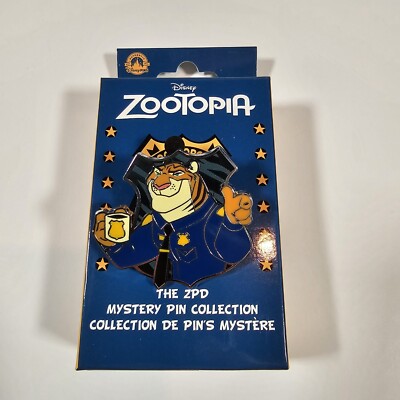 Disney Pin Zootopia Zootropolis Police Officer Fangmeyer Tiger | eBay