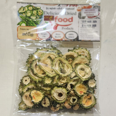 Dried Bitter Gourd slices Dehydrated Bitter Melon Momordica charantia ...