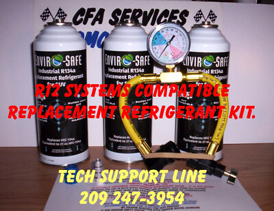 1995 & Older SUV Coldest Refrigerant Replacement Recharge Kit R12 Cars ...