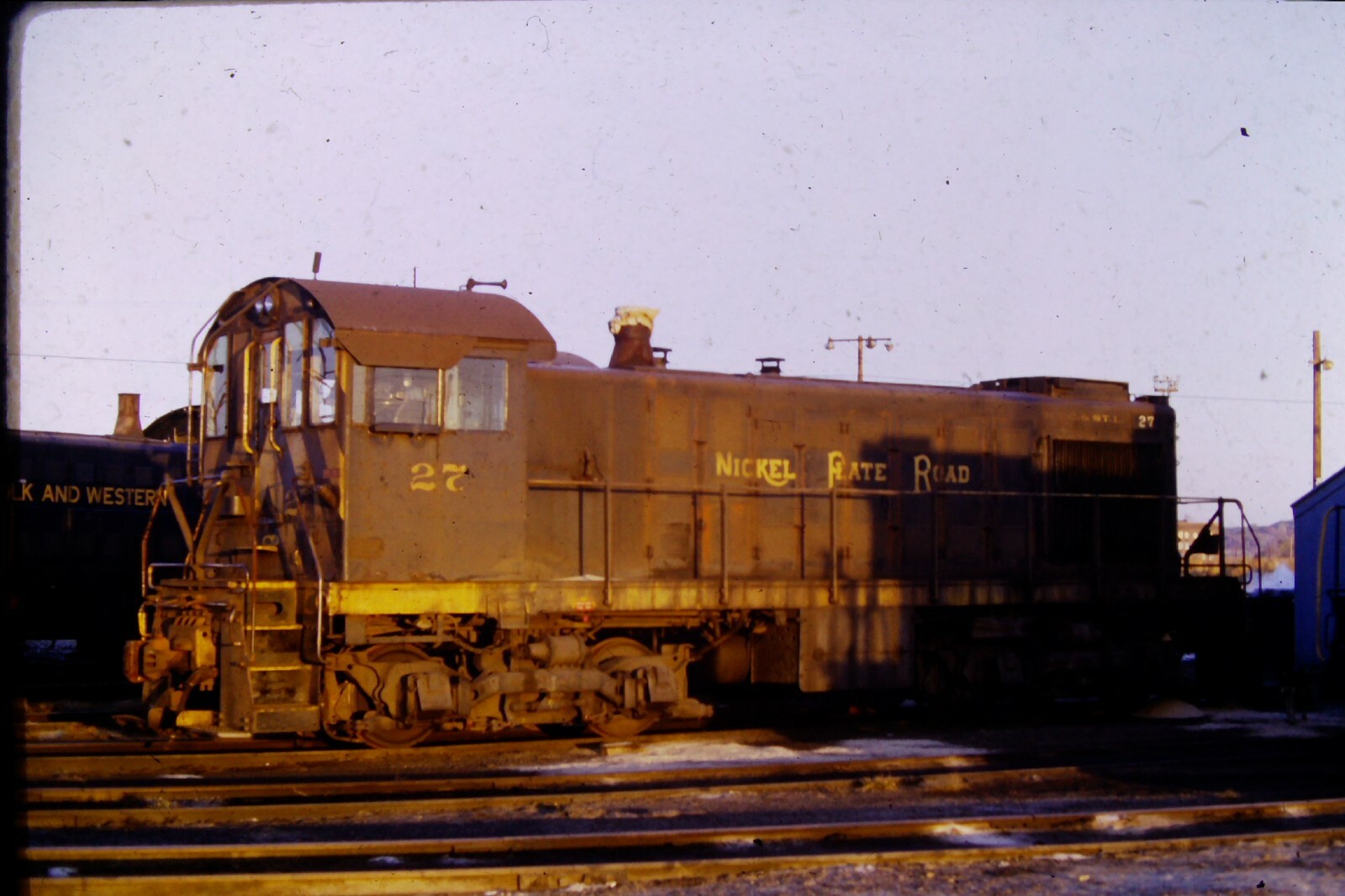 Kodachrome Original Slide Nickel Plate Road ALCO S-2 Diesel #27 (1967 ...