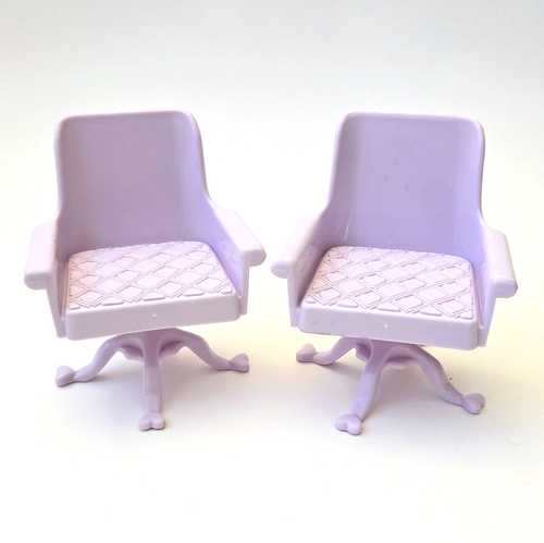 Vintage G1 My Little Pony MLP Paradise Estate Parts: 2 Purple Swivel ...