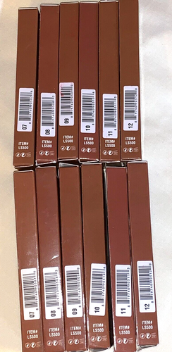 She Glossy Lipsticks in Various Shades (lot of 12) New in Boxes Free ...