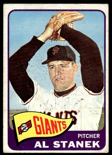 1965 Topps Al Stanek San Francisco Giants #302 | eBay