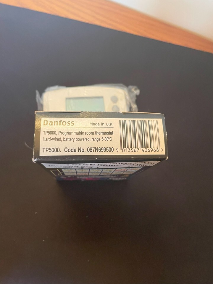 087N699500 DANFOSS TP5000 PROGRAMMABLE ELECTRONIC ROOM THERMOSTAT | eBay