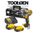 DeWalt DCD796P2-GB 18V XR Brushless Combi Drill with 2x 5.0Ah Batteries ...
