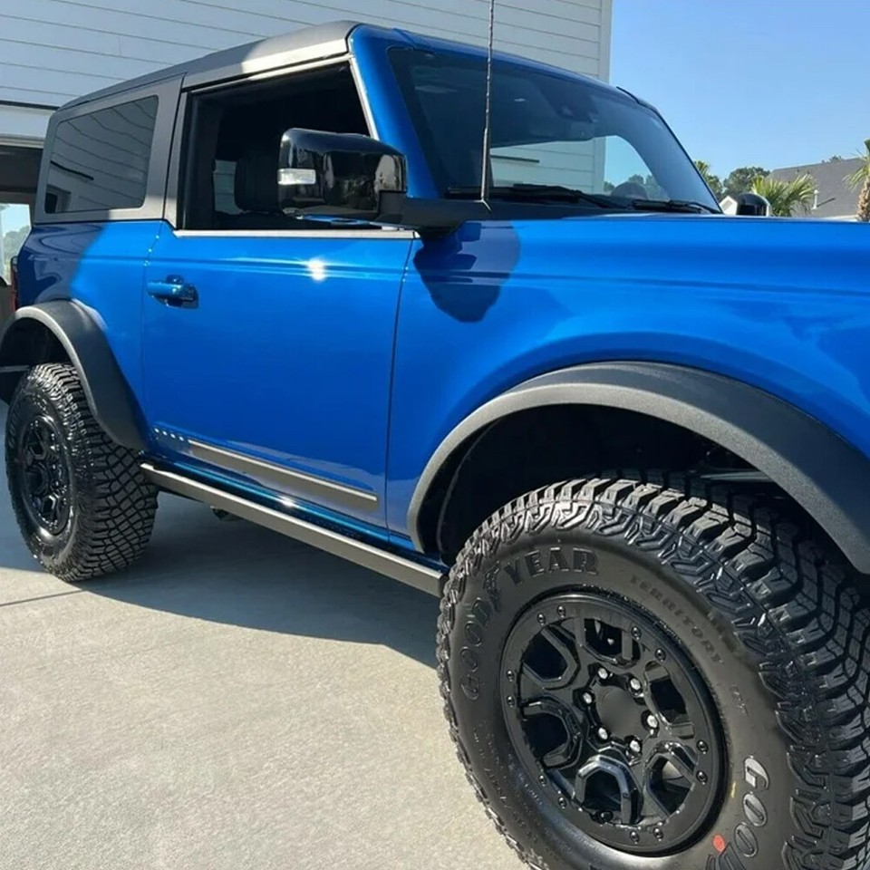 5PCS Bead Lock Wheel Trim Rings Kit Fit for 2021-2025 Ford Bronco Black ...